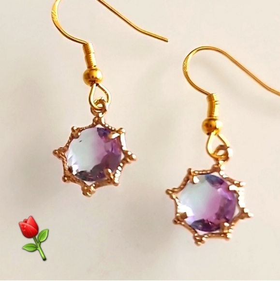 Fashion Jewelry | Jewelry | 925 Post Dbbl Gradient Ppl Light Blue Gem ...